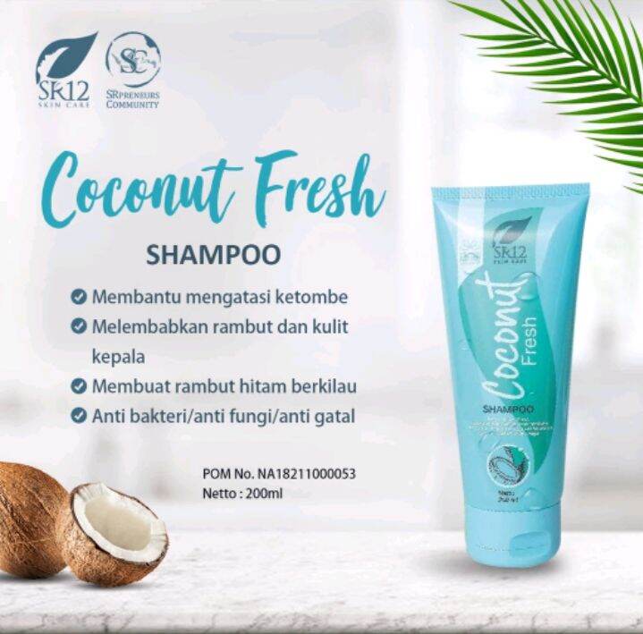 COCONUT FRESH SHAMPOO SR12 / SAMPO KELAPA / SHAMPO ANTI DANDRUFF ...
