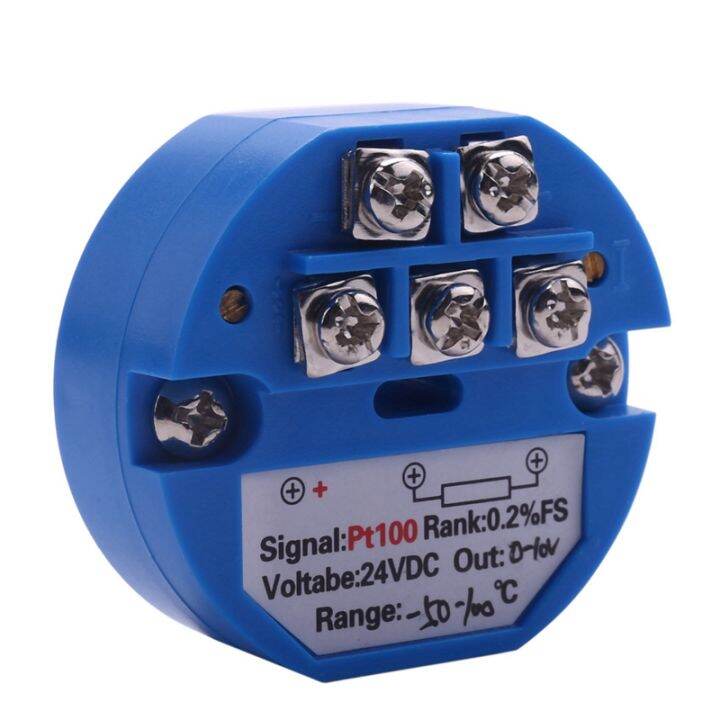 20X RTD PT100 Temperature Transmitter DC24V Minus 50 - 100 Degree ...