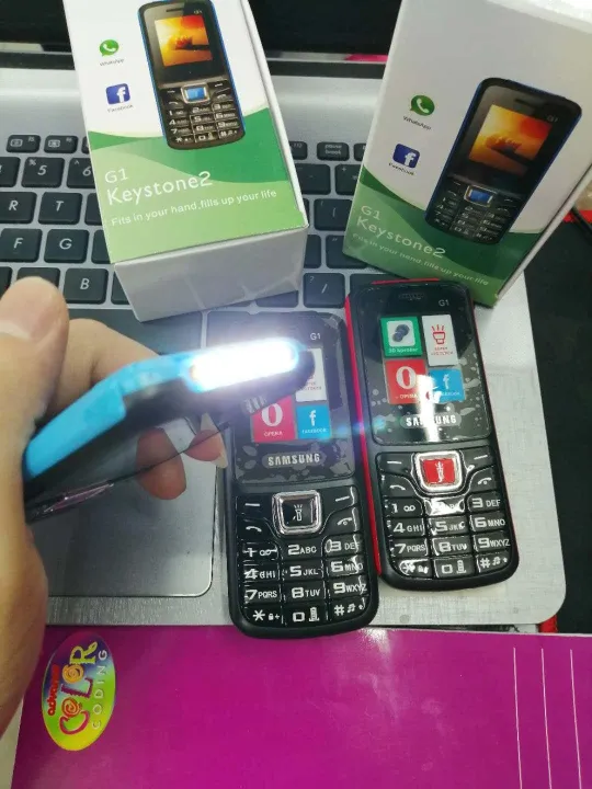 SAMSUNG B106 Keypad Basic Mobile Phone Camera Dual SIM Card Cellphone ...