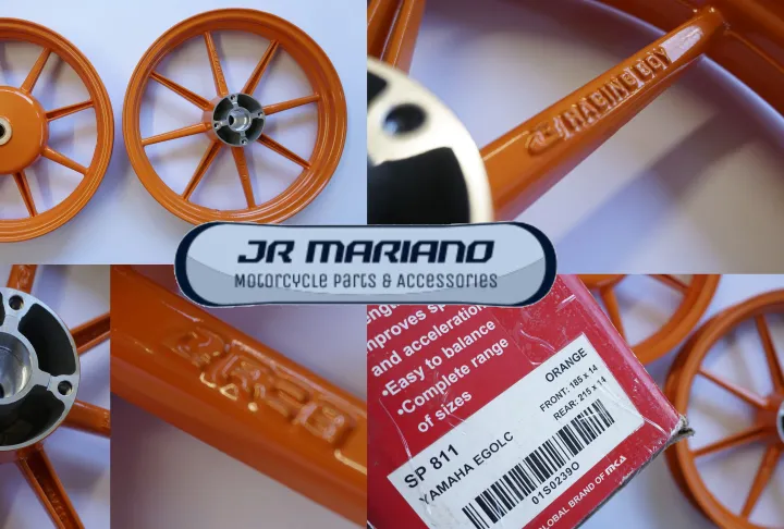 RB8 MAG WHEELS (ORANGE) 3 HOLES | Lazada PH
