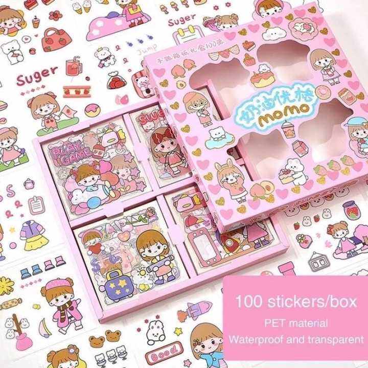 Stiker Motif Kartun Korea Lucu Anti Air Dekorasi Handbook Scrapbook ...