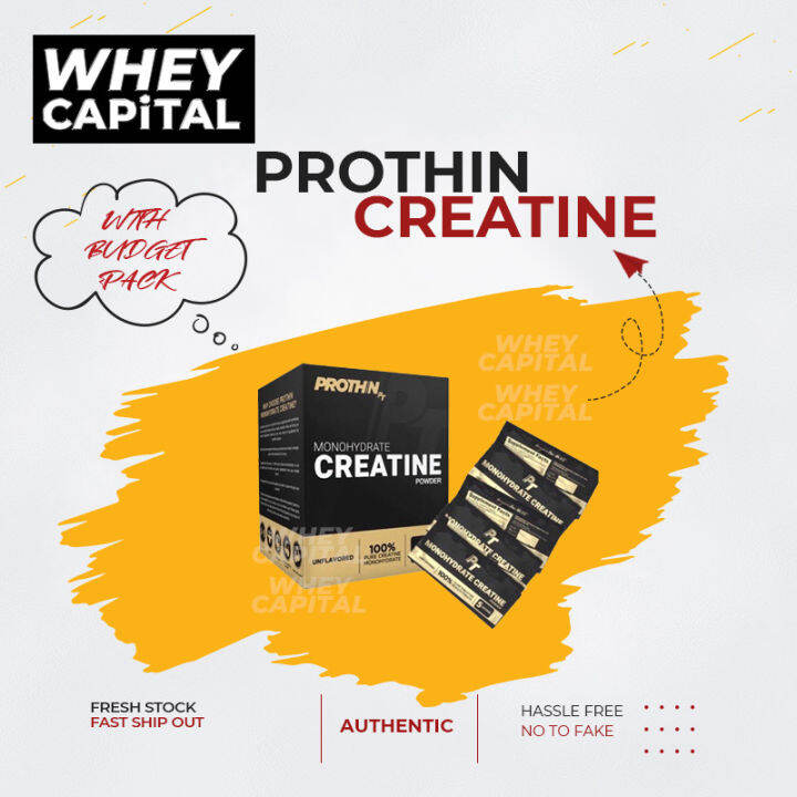 Prothin Creatine Monohydrate (60 sachets) | Lazada PH