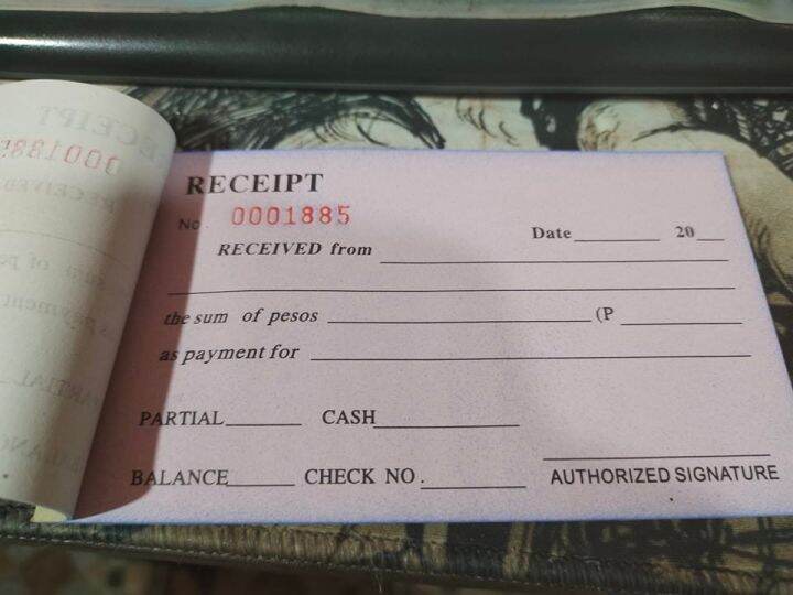 Acknowledged Receipt Official carbonized quality paper | Lazada PH
