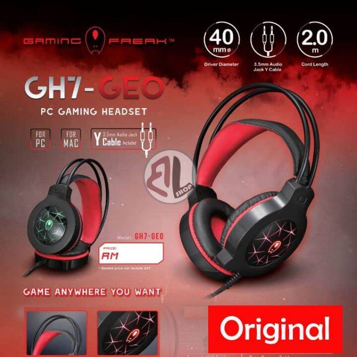 Official Avf Gaming Freak GH7-GEO Gaming Headset / Headphone For Pc ...