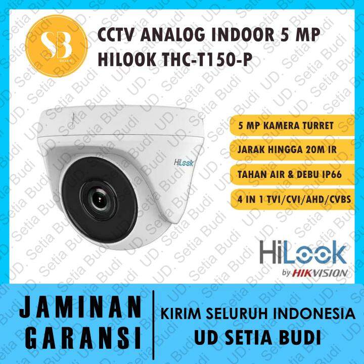Kamera CCTV Analog Indoor 5 MP Hilook THC-T150-P | Lazada Indonesia