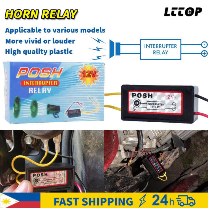 Universal For Motorcycle Posh Interrupter Horn Relay Back Fire Relay ...