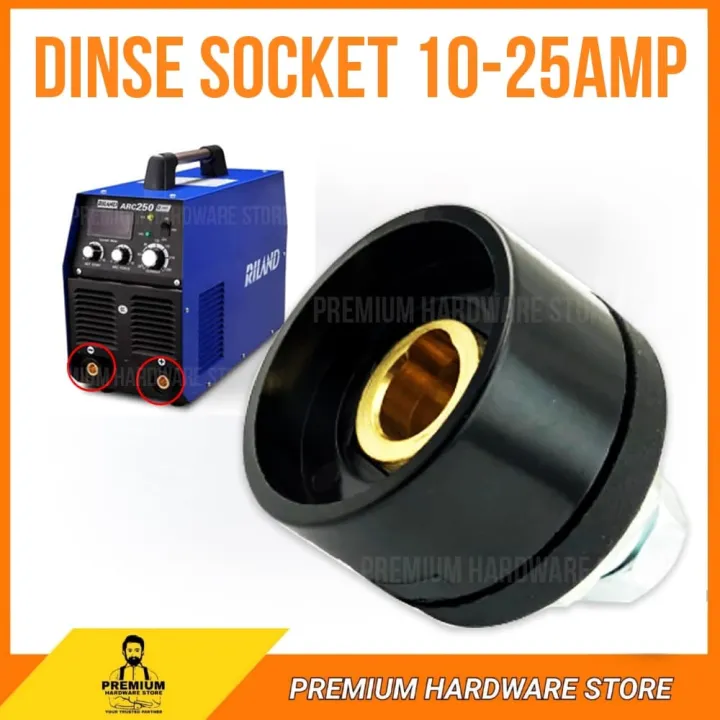 DINSE SOCKET FOR MIG WELDING 10 - 25AMP | Lazada