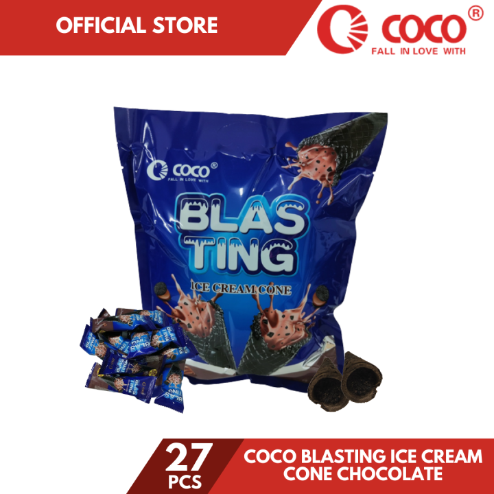 COCO Blasting Ice Cream Cone Chocolate 300g | Lazada PH