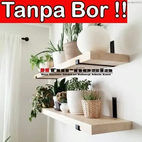 Ambalan custom ukuran 127x20 ambalan dinding minimalis rak dapur ...