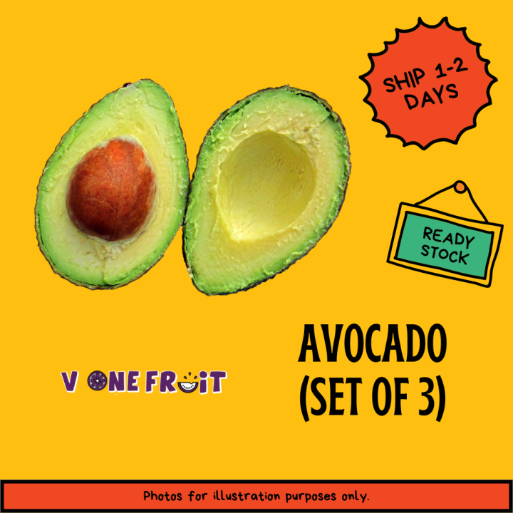 V1 Australia Avocado 澳洲鳄梨果 pcs/set in 2/3 Daily Fresh Pick Fruit | Buah buahan | Fresh produce ...
