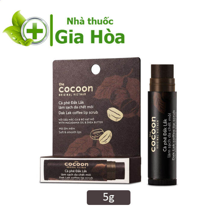 Tẩy da chết môi cà phê Đắk Lắk Cocoon loại bỏ tế bào chết, dưỡng ẩm ...