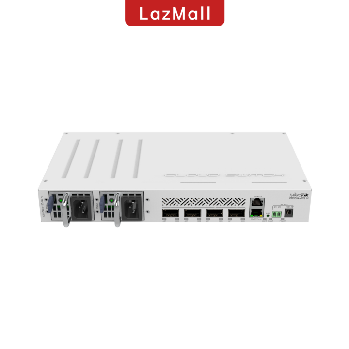 MikroTik CRS504-4XQ-IN - 100Gbps Switch - Dual PSU, (4) 100G QSFP28 ...