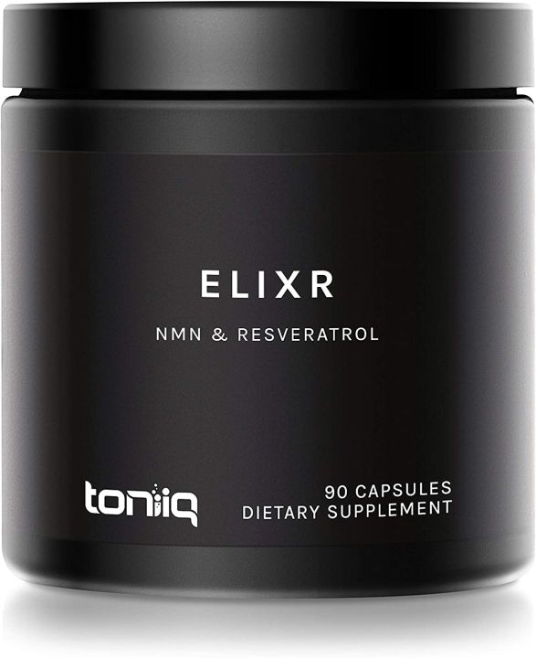 Toniiq ELIXR NMN and Resveratrol 1500mg 90 Capsules | Lazada.co.th