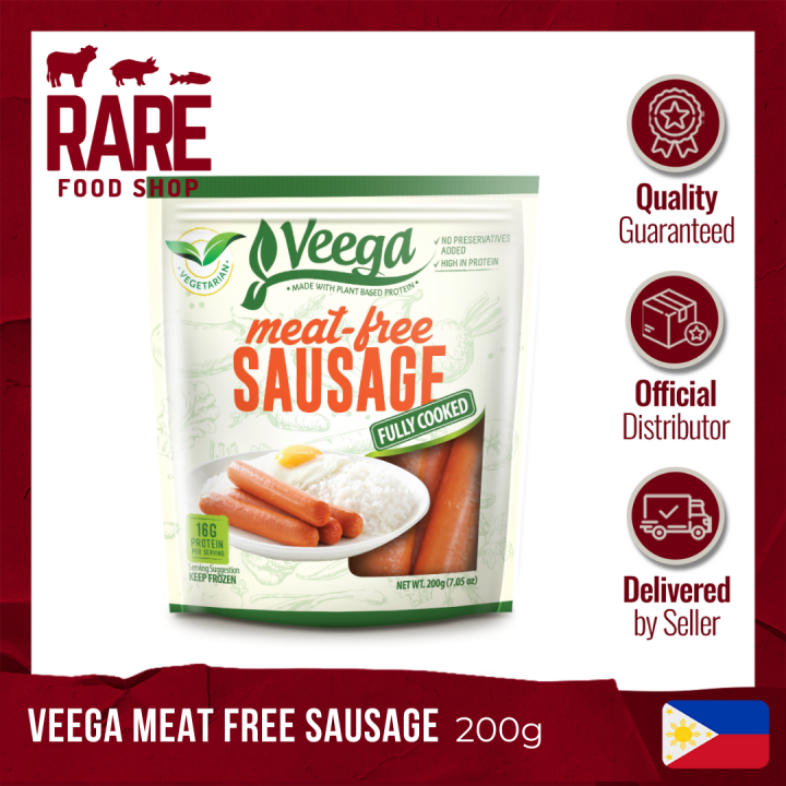 VEEGA MEAT FREE SAUSAGE 200G | Lazada PH