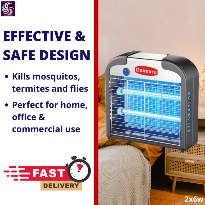 2x6w Black Insect Killer White | Mosquito Killer | Termite Killer | Fly ...