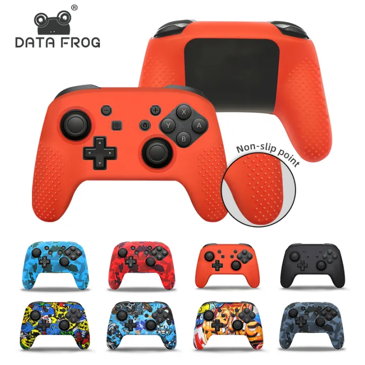 Data Frog เคสซิลิโคนสำหรับ Nintendo Switch Pro Controller เคสป้องกันผิว ...