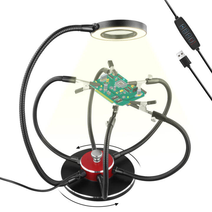 Rotatable Chassis Universal Soldering Station Electric Soldering Iron ...