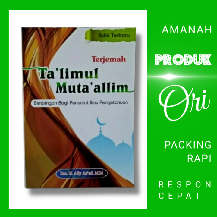 Terjemah Kitab Ta'lim Ta'limul Muta'allim - Talim Talimul Mutaallim Mutaalim | Lazada Indonesia