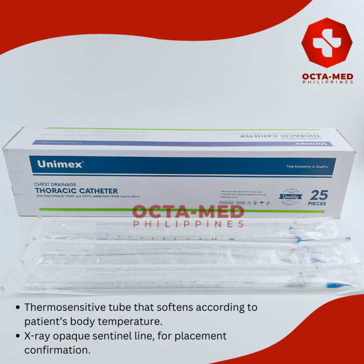 Thoracic Catheter Fr28, Fr32, Fr36 | UNIMEX Wholesale | Lazada PH