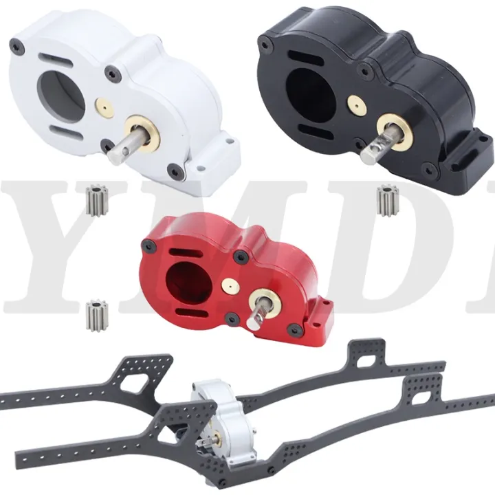 Complete Metal Gearbox Middle Transmission Box with Motor Gear for LCG Chassis Low Center of ...