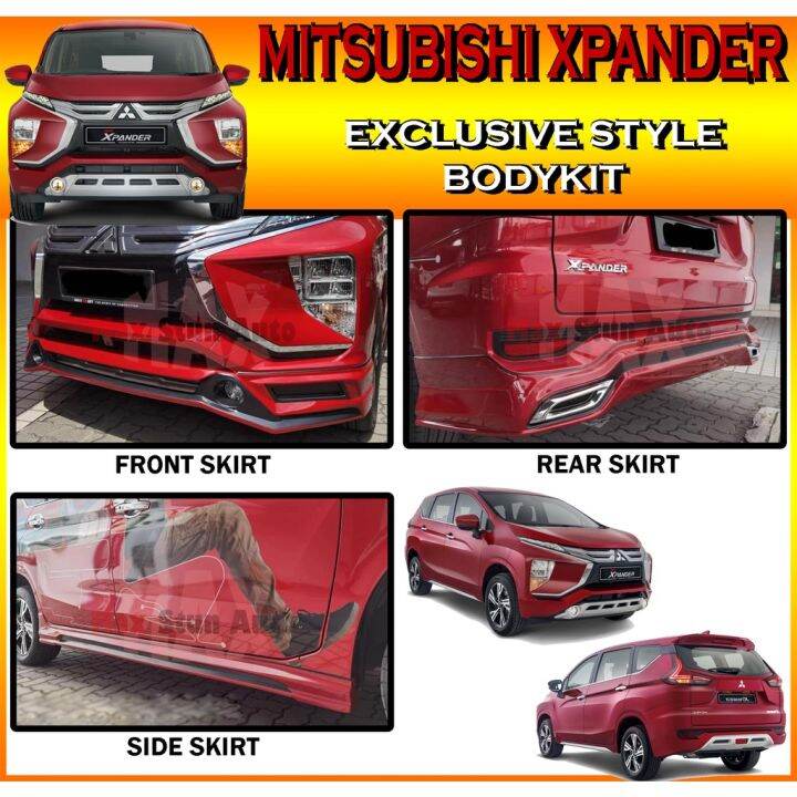 MITSUBISHI XPANDER 2020-2021 EXCLUSIVE STYLE FULLSET BODYKIT (EXCLUSIVE ...