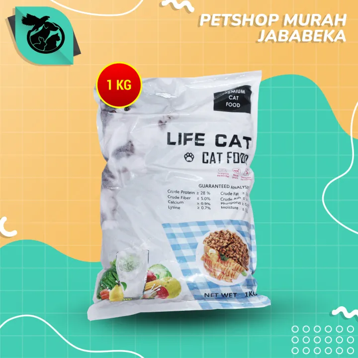 Life Cat Makanan Kucing/Cat Food Premium Repacking 1 Kg | Lazada Indonesia