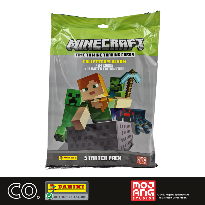 Panini Minecraft Time to Mine Trading Card Starter Pack | Lazada PH
