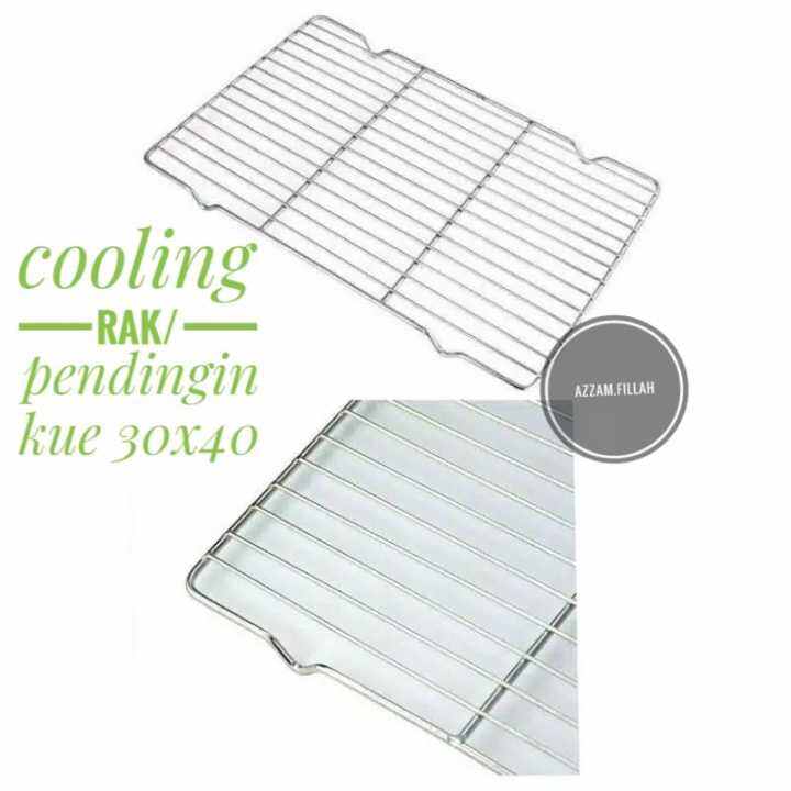 cooling rak/kulling rak kotak/ pendingin kue/tatakan kue 30x40 | Lazada ...