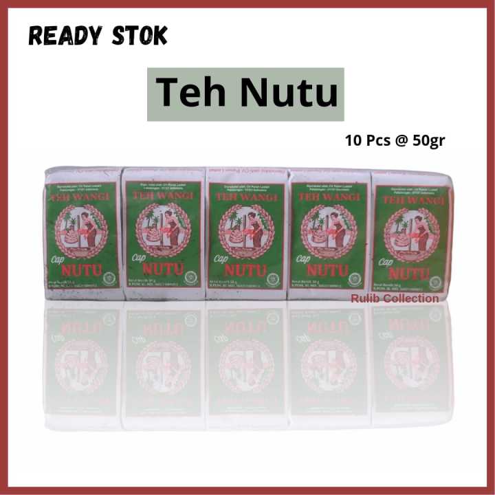 TEH NUTU - TEH TUBRUK - 1 PACK/SLOP - 10PCS 50gr | Lazada Indonesia