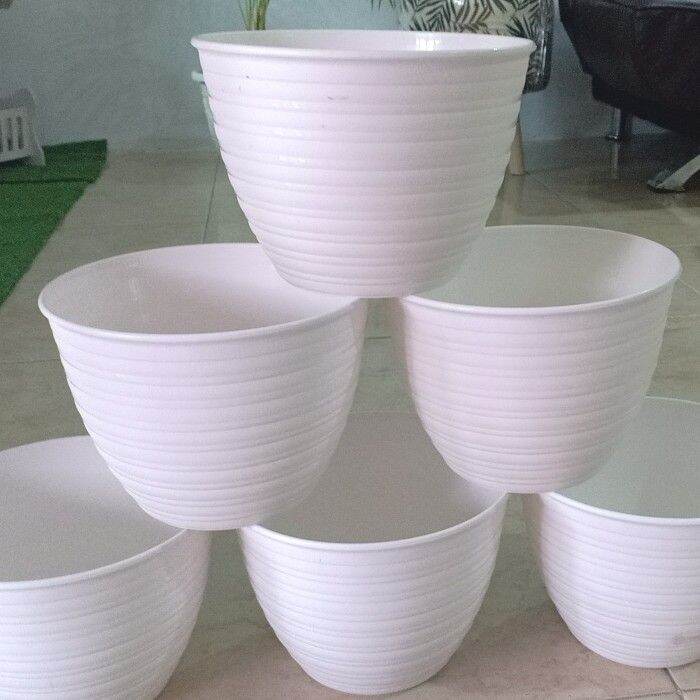 Pot Bunga Putih model Tawon 15cm isi 12 Pcs | Lazada Indonesia