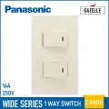 Panasonic Wide Series 1 Way Switch - 1, 2, 3 Gang or Device Only ...