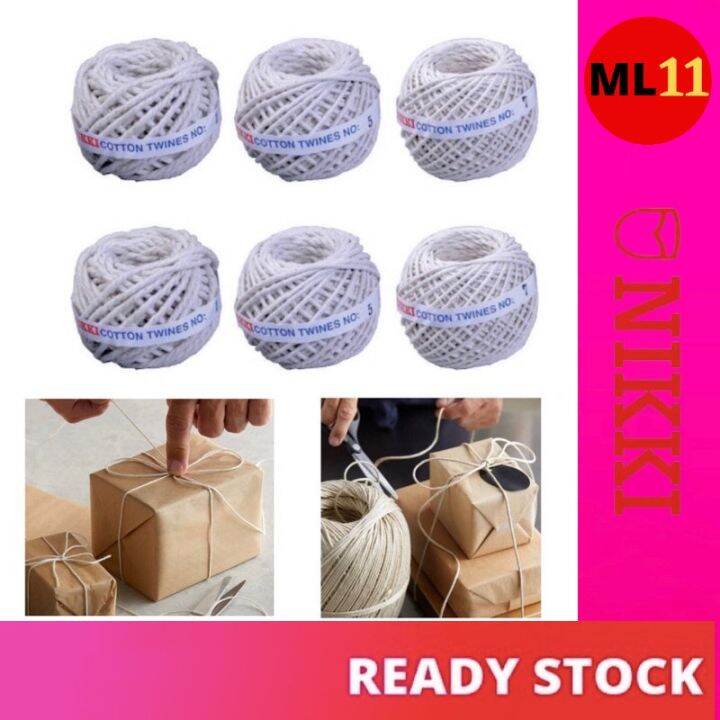 NIKKI Cotton Twisted Twines / Twine Ball DIY Cord Rope / Thick Butcher Thread Zongzi Thread ...