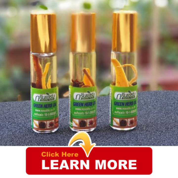 泰国绿色草本油 Thailand Herbal Original Green Herb Oil Thailand Green Herb Oil ...