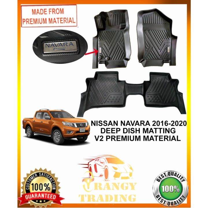 Nissan Navara 2016 to 2023 OEM EXCELLENT Deep Dish Matting 2017 2018 ...
