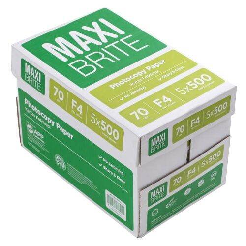 [BMS Stationery] Maxi Brite Photocopy Paper 70gsm F4 per BOX - MBR PC ...
