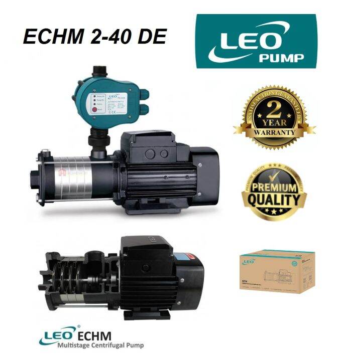 Leo 3/4HP (550W) Auto PC Horizontal Multi-Stage Booster Pump | Lazada