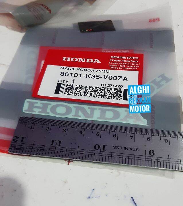 Stiker Honda Visor Whinshield PCX Transparan 75MM Original Honda 86101-K35-V00ZA | Lazada Indonesia