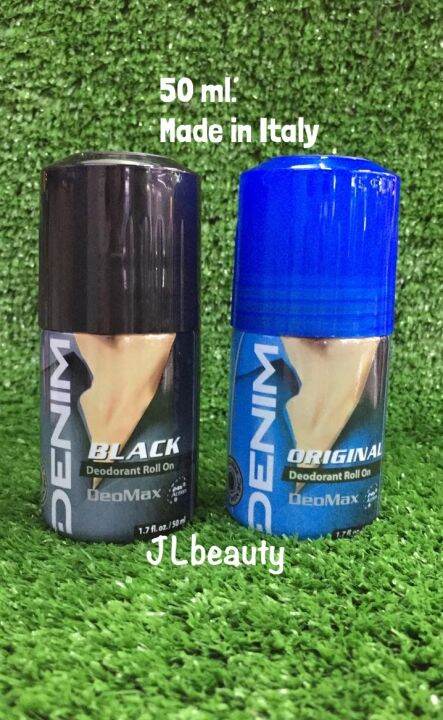 Denim Deodorant Roll On 50 ml. Original. Made in Italy. BPOM | Lazada ...