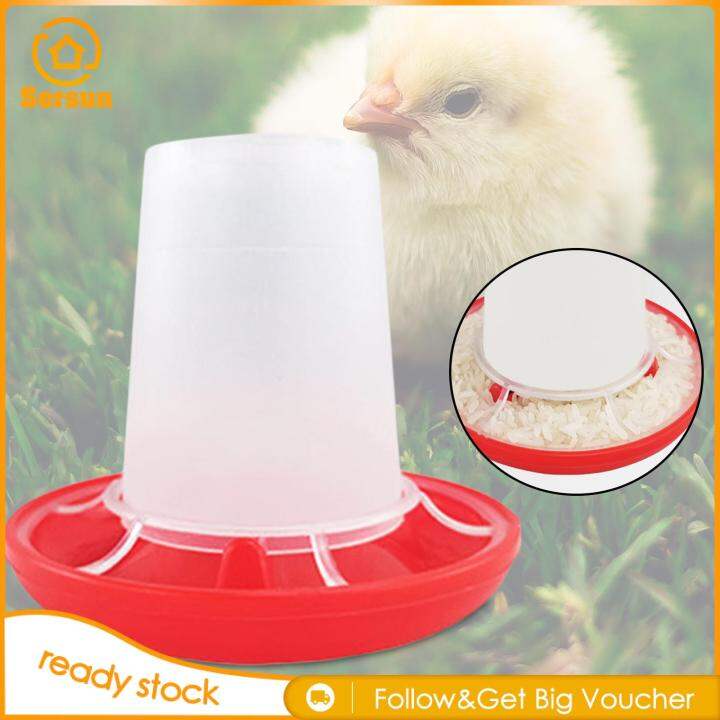 Sersun Chicken Feeder Geese Chook Hen Pigeon Stable Automatic Blanking ...