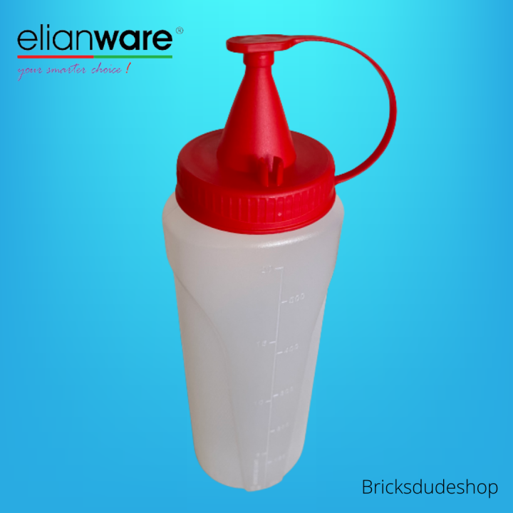Elianware 600ml Chilli tomato mayonnaise sauce bottle botol sos squeeze ...
