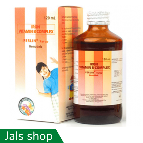 Ferlin Iron Vitamin B-complex Syrup 120ml, 15ml Drops | Lazada PH