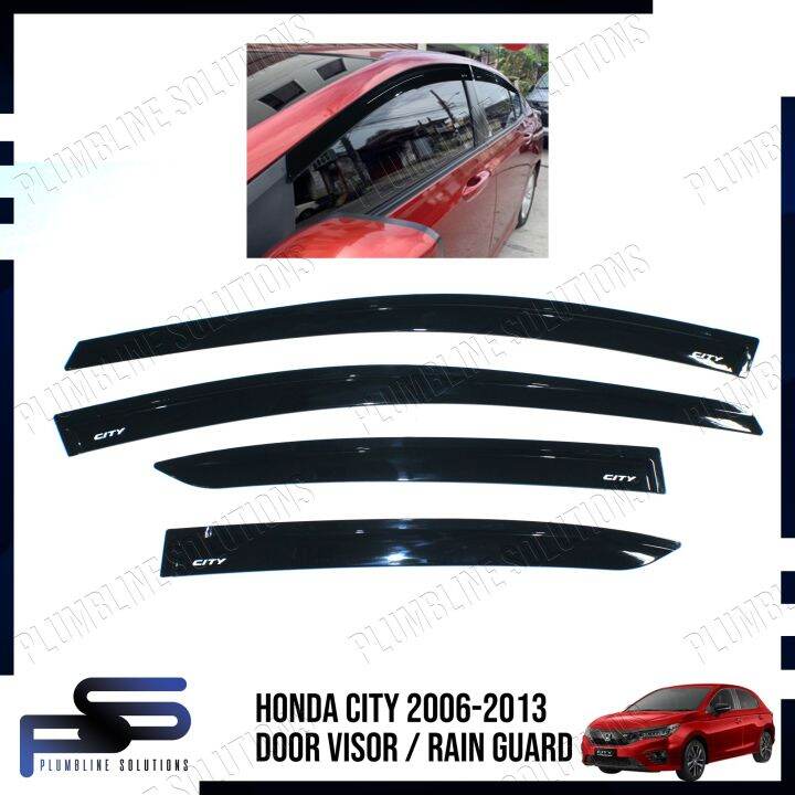 Window Rain Visor for Honda City 2003 - 2008 2009 2010 2011 2012 2013 2014 2015 2016 2017 2018 ...