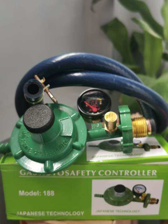 LPG Hose And Regulator Auto Control With Gauge | Lazada PH