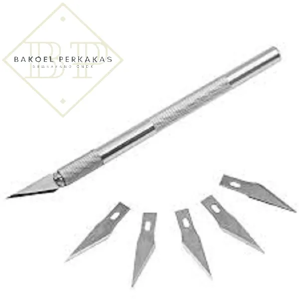 Pen Cutter Pisau Potong Kertas Kecil Stiker Alat Pemotong Akrilik HPL ...