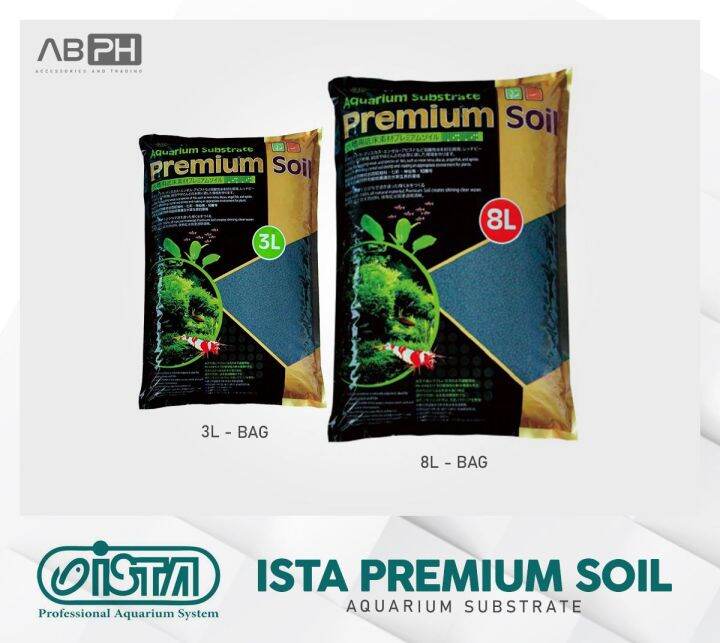 Ista Premium Soil (Aquasoil / Aquarium Soil) 3L 8L | Lazada PH