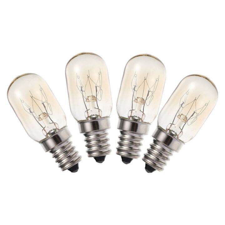{Time illumination} 4PCS 10W Refrigerator Bulb E12S Base Replacement ...