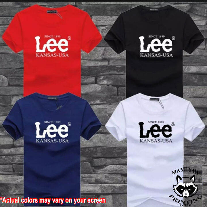 LEE tshirt/trending customized shirt | Lazada PH