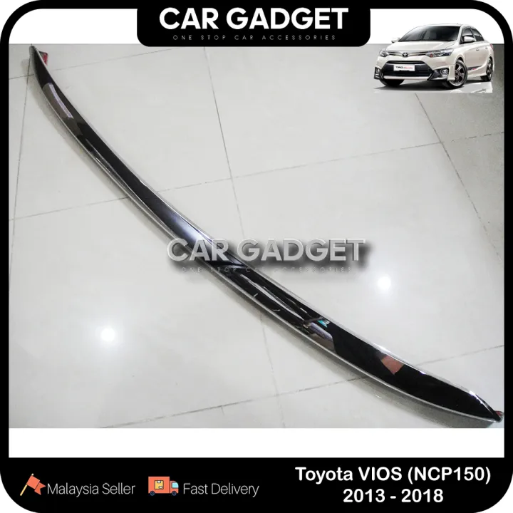 Toyota Vios Front Bumper Chrome Lining Front Grille Bumper Protector ...