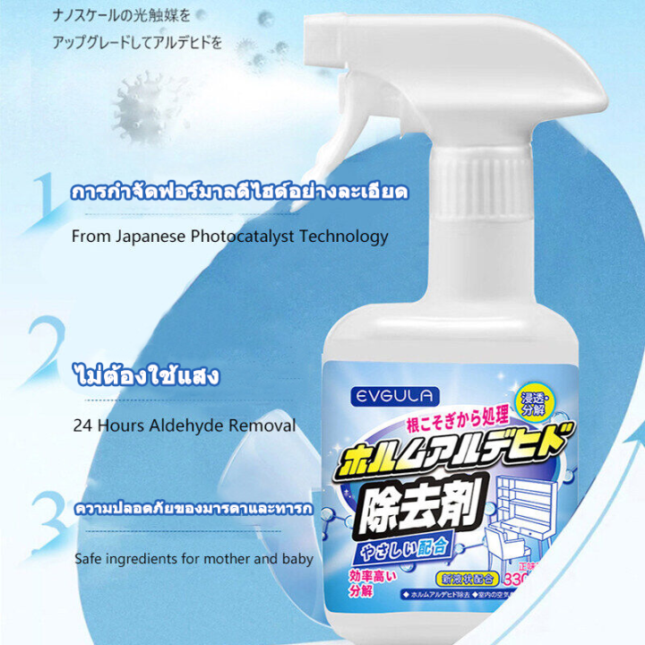 Japan Formaldehyde Removal Eliminator Clear Spray Natural Plant-Based ...
