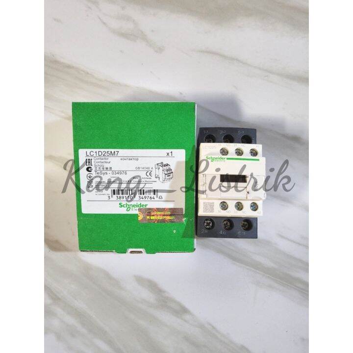 Kontaktor Schneider LC1D25 / Magnetic Contactor Schneider LC1D25M7 | Lazada Indonesia